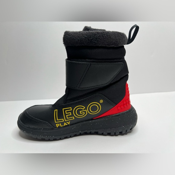 adidas | Shoes | Adidas Lego Winter Play Kids Boots Coreblackyellowred ...